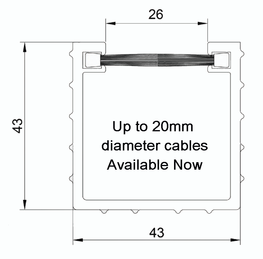 Stormguard EV charge Cable Protection Gully